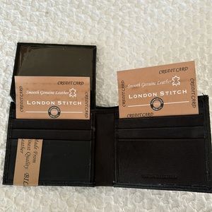 london stitch | Accessories | London Stitch Genuine Black Embossed ...